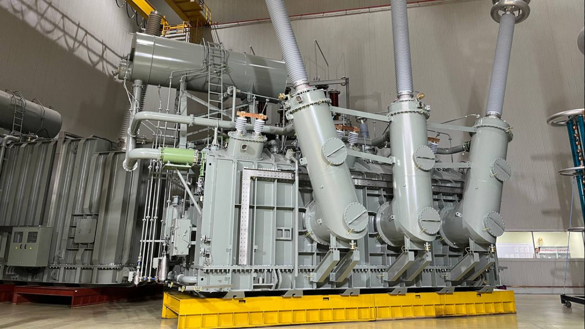 Шымкентте «Asia Trafo» зауыты қуаты 500 МВА, салмағы 295 тонналық ...
